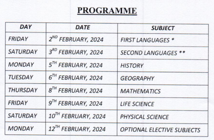 মাধ্যমিক পরীক্ষার রুটিন 2024 | WBBSE Madhyamik Routine 2024 PDF ...